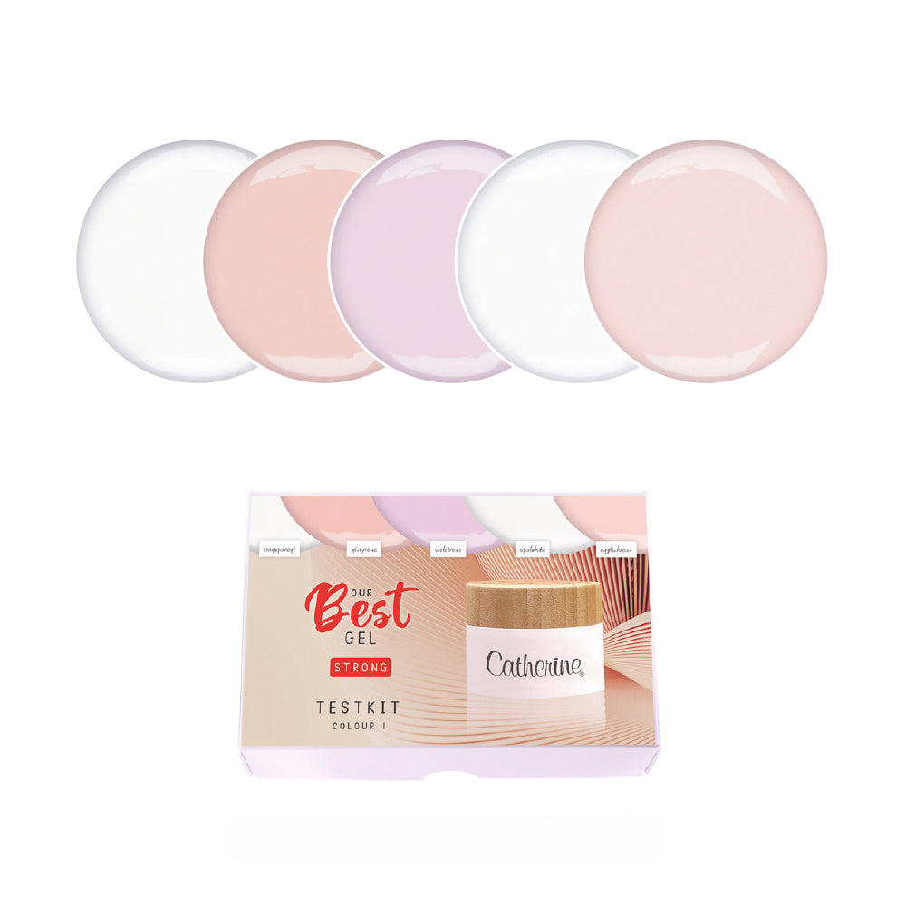 Color 1 - Test kit - STRONG - Our Best Gel – Catherine Nails Collection ...